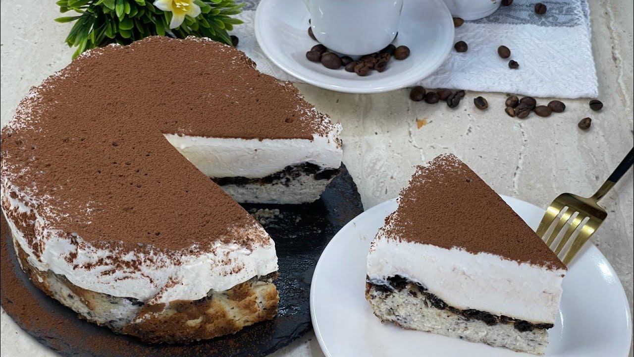 Oreo Mascarpone Cheesecake Basque Recipe ! - Dining and Cooking
