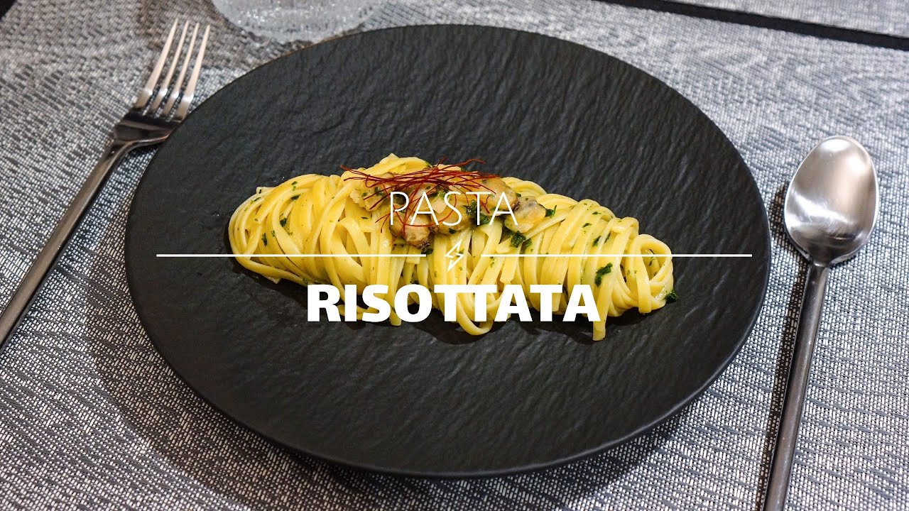 Pasta Risottata | Linguine with Clams | Linguine Alle Vongole in Bianco ...