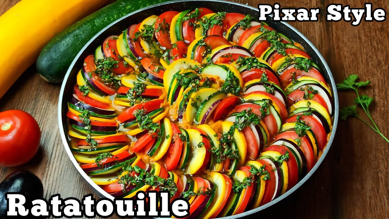 How to Make Pixar Style RATATOUILLE Recipe at Home - Dining and Cooking
