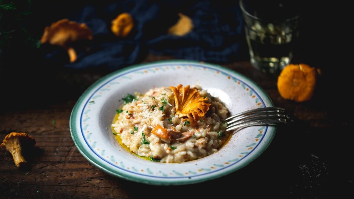 Chanterelle Mushroom Risotto Recipe - Dining and Cooking