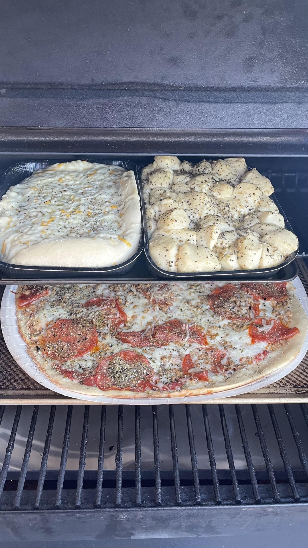 Traegered a buncha papa murphy’s and was not disappointed (go Niners ...