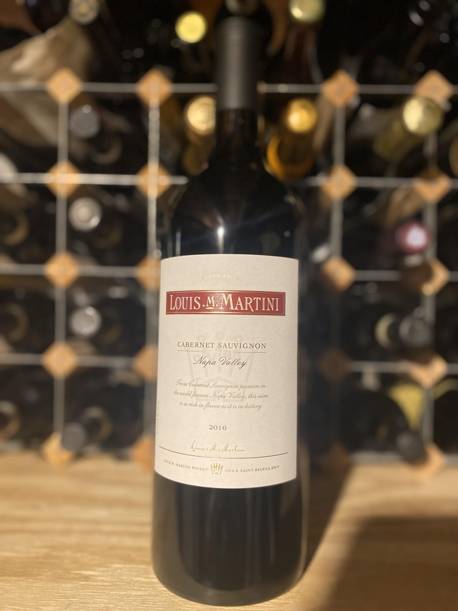 First Magnum - 2016 Napa Cab - Louis Martini - Dining and Cooking
