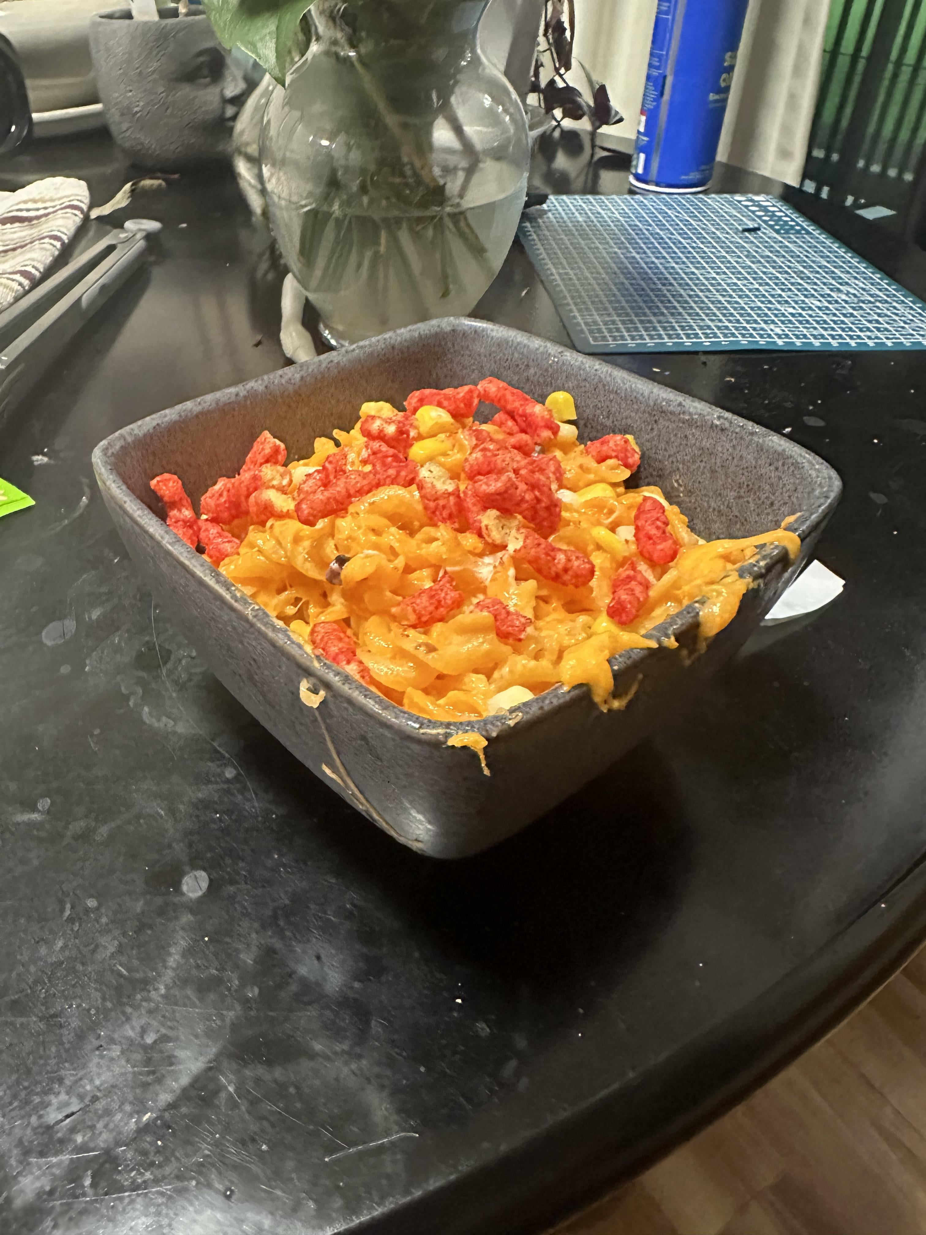 Cheeto Mac and cheese (extra cheese extra Cheeto) - Dining and Cooking