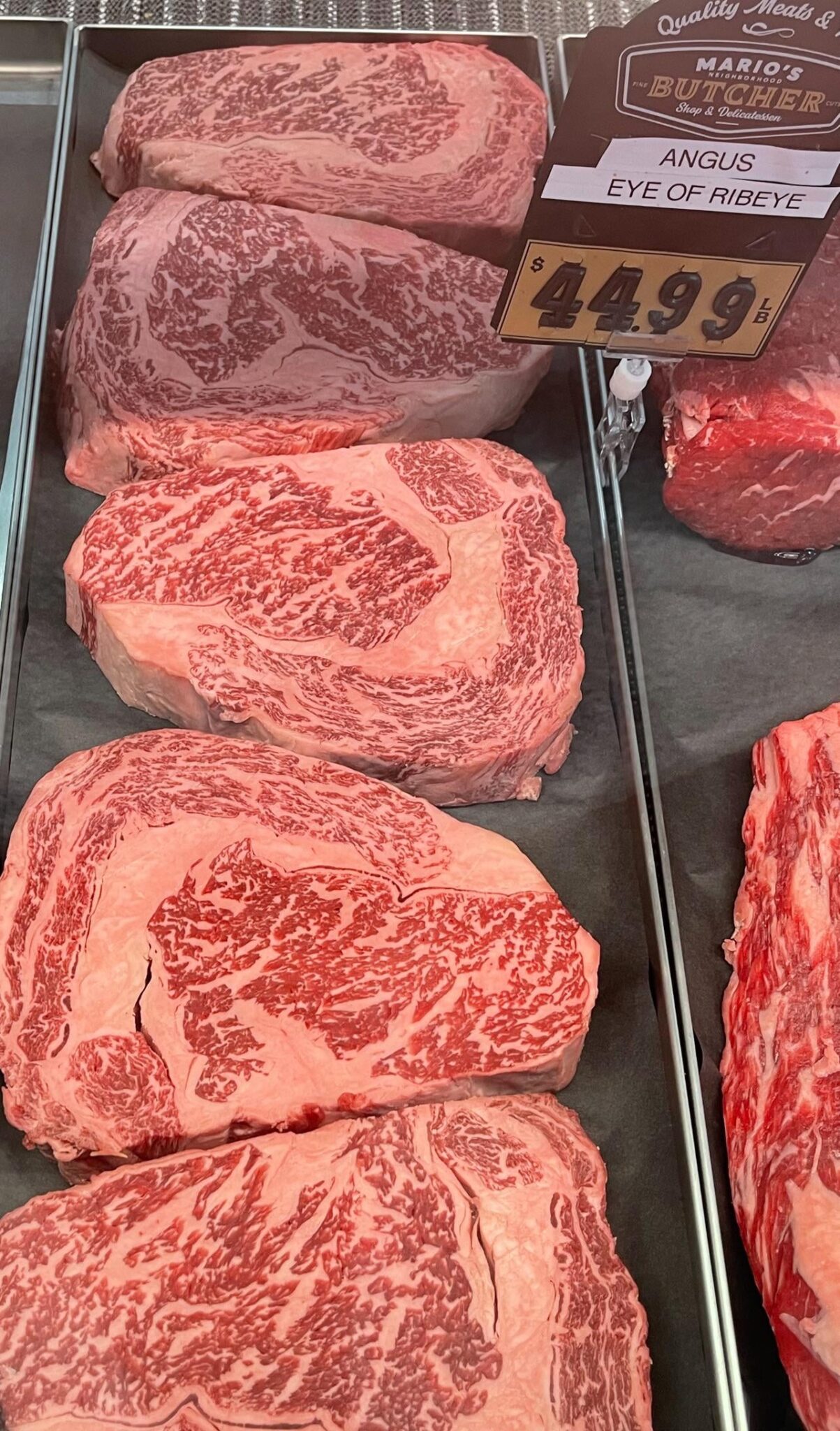 Beautiful ribeye selection at butcher today - Dining and Cooking