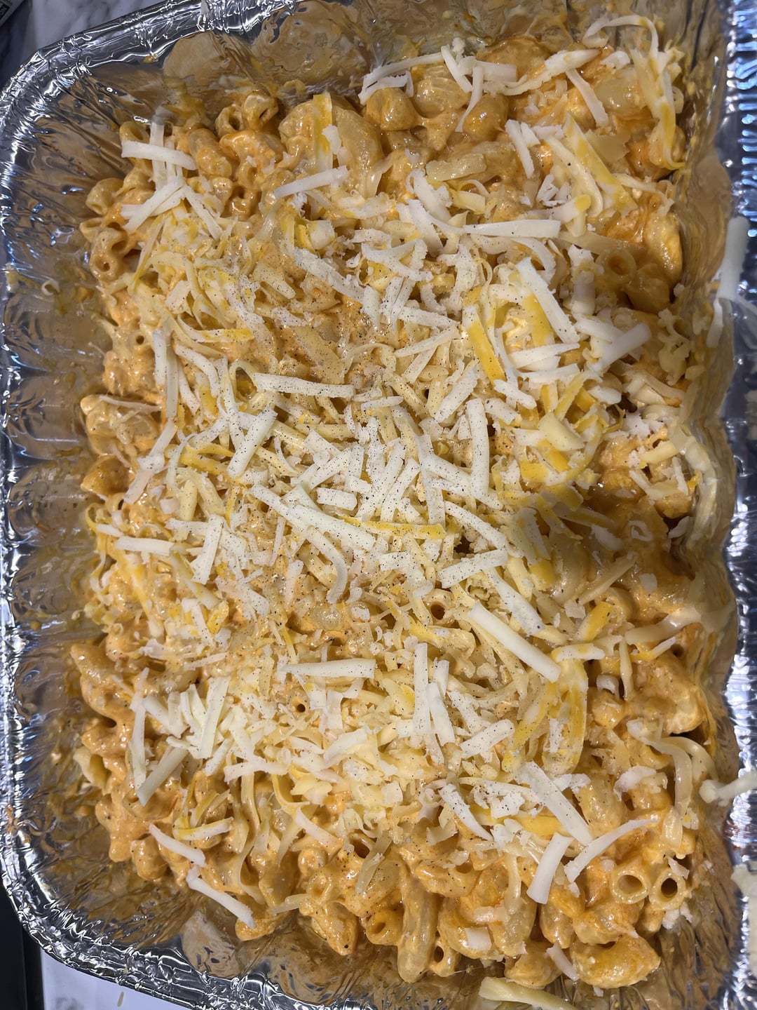 Smoked Buffalo Chicken Mac and Cheese. Smoked Gouda/colby Jack/sharp ...