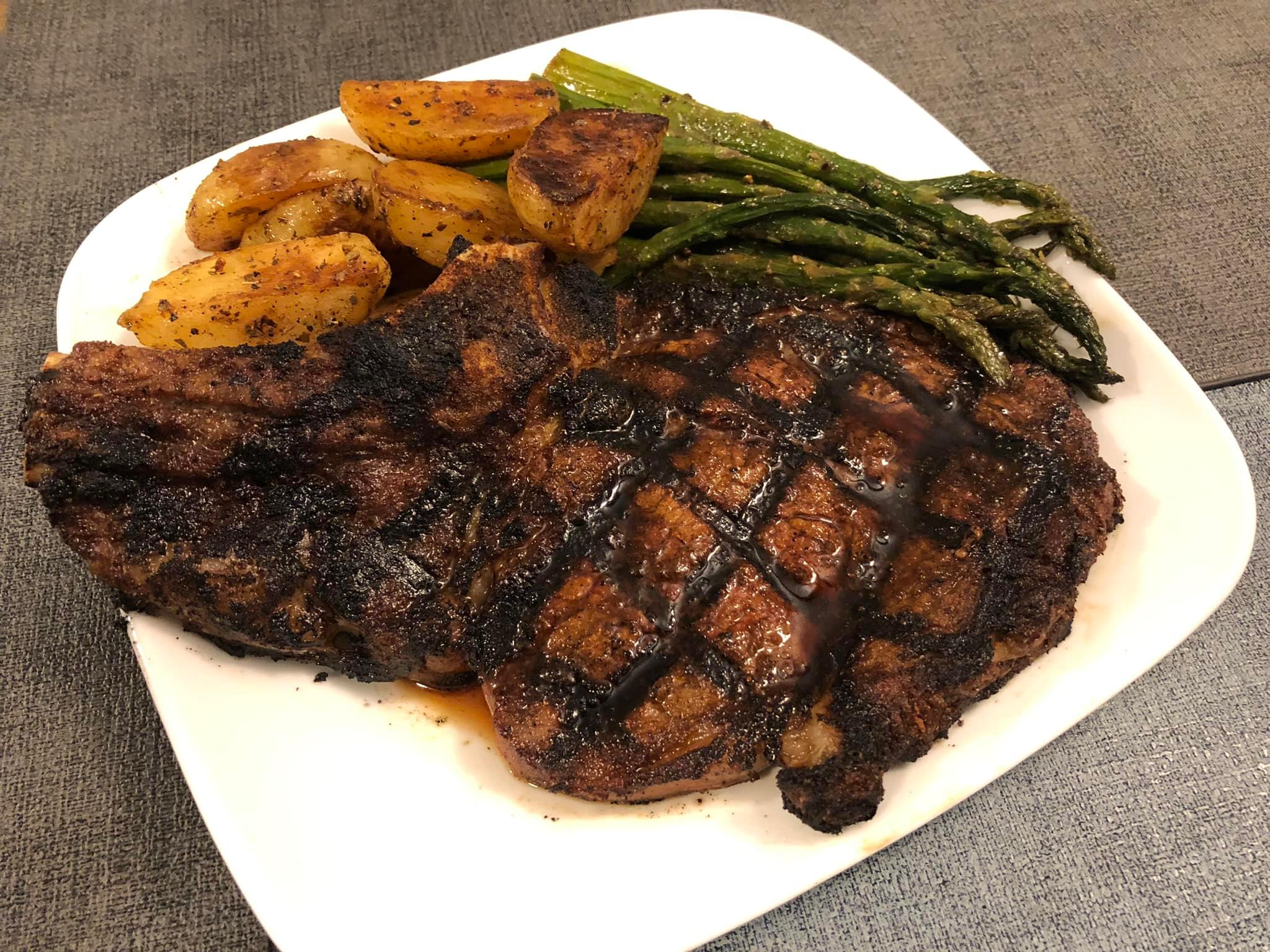Bone-in Ribeye For Dinner Tonight - Dining and Cooking