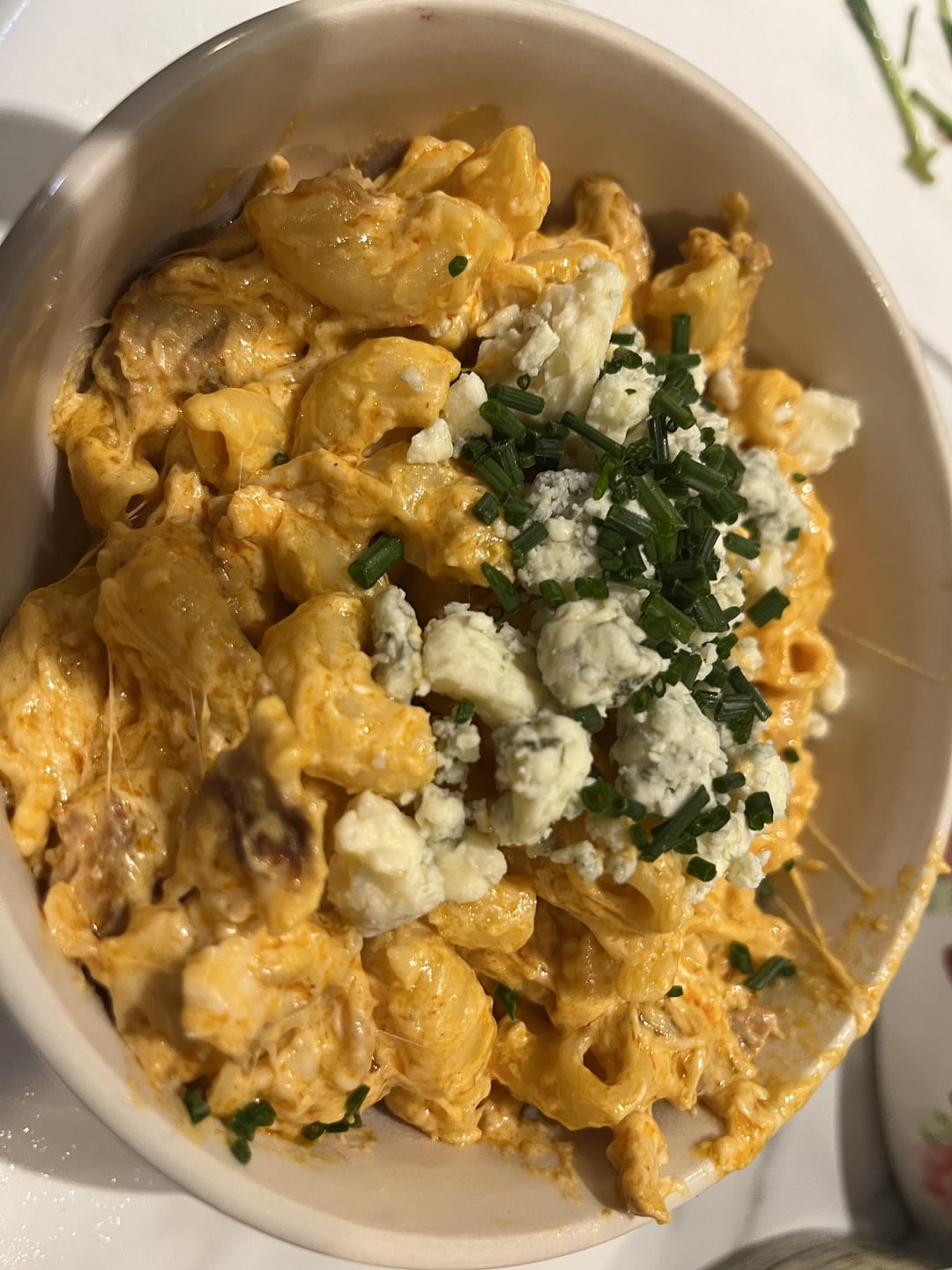 Smoked Buffalo Chicken Mac and Cheese. Smoked Gouda/colby Jack/sharp ...