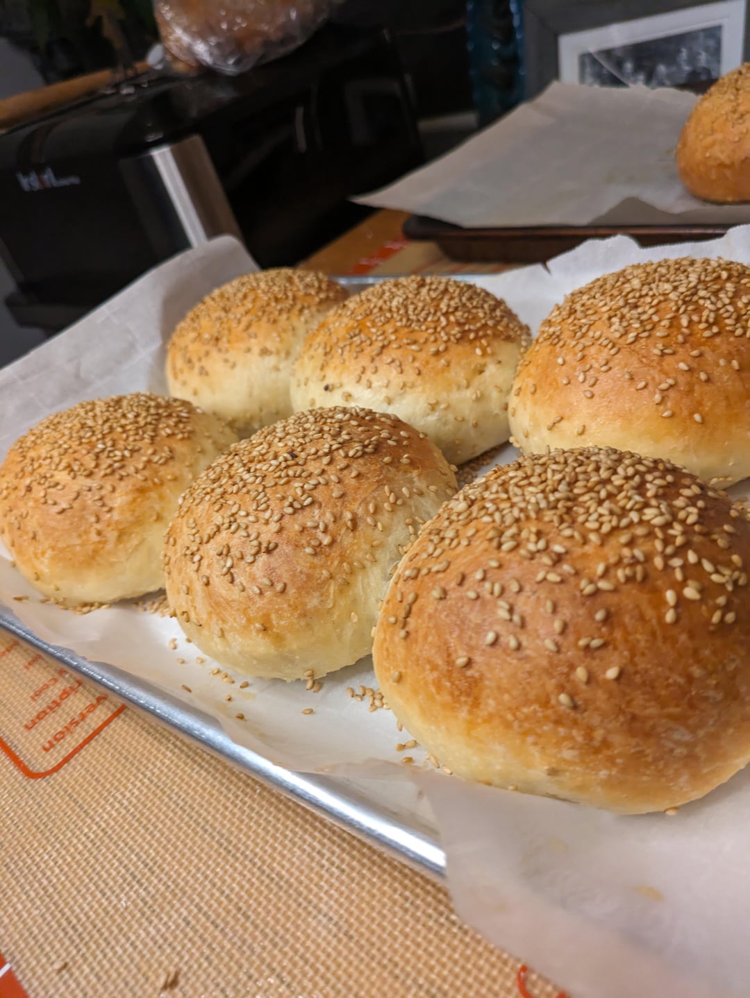 Just wanted to show off my burger buns. Recipe from KAF - Dining and ...