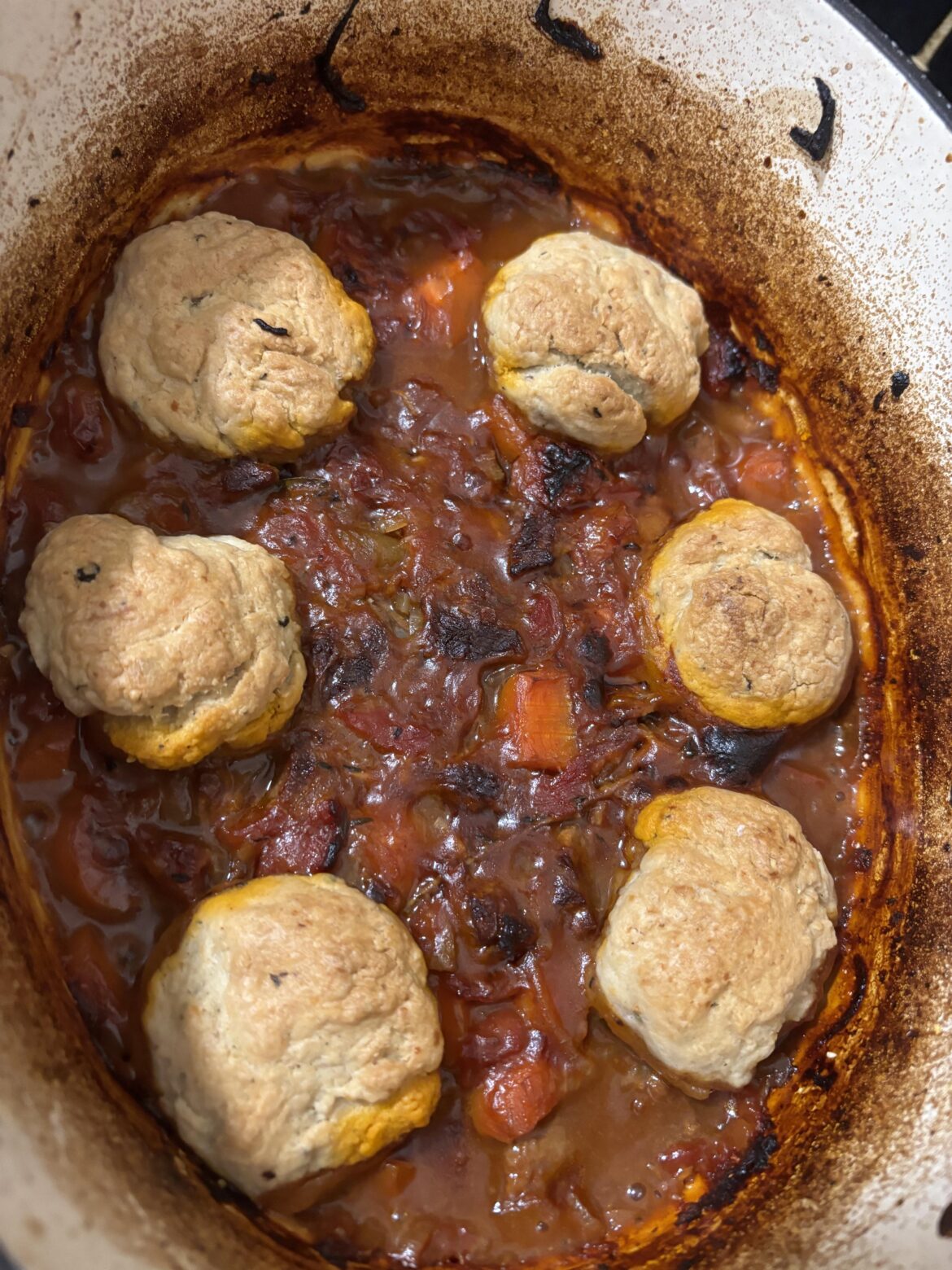 Beef shin stew with homemade dumplings - Dining and Cooking