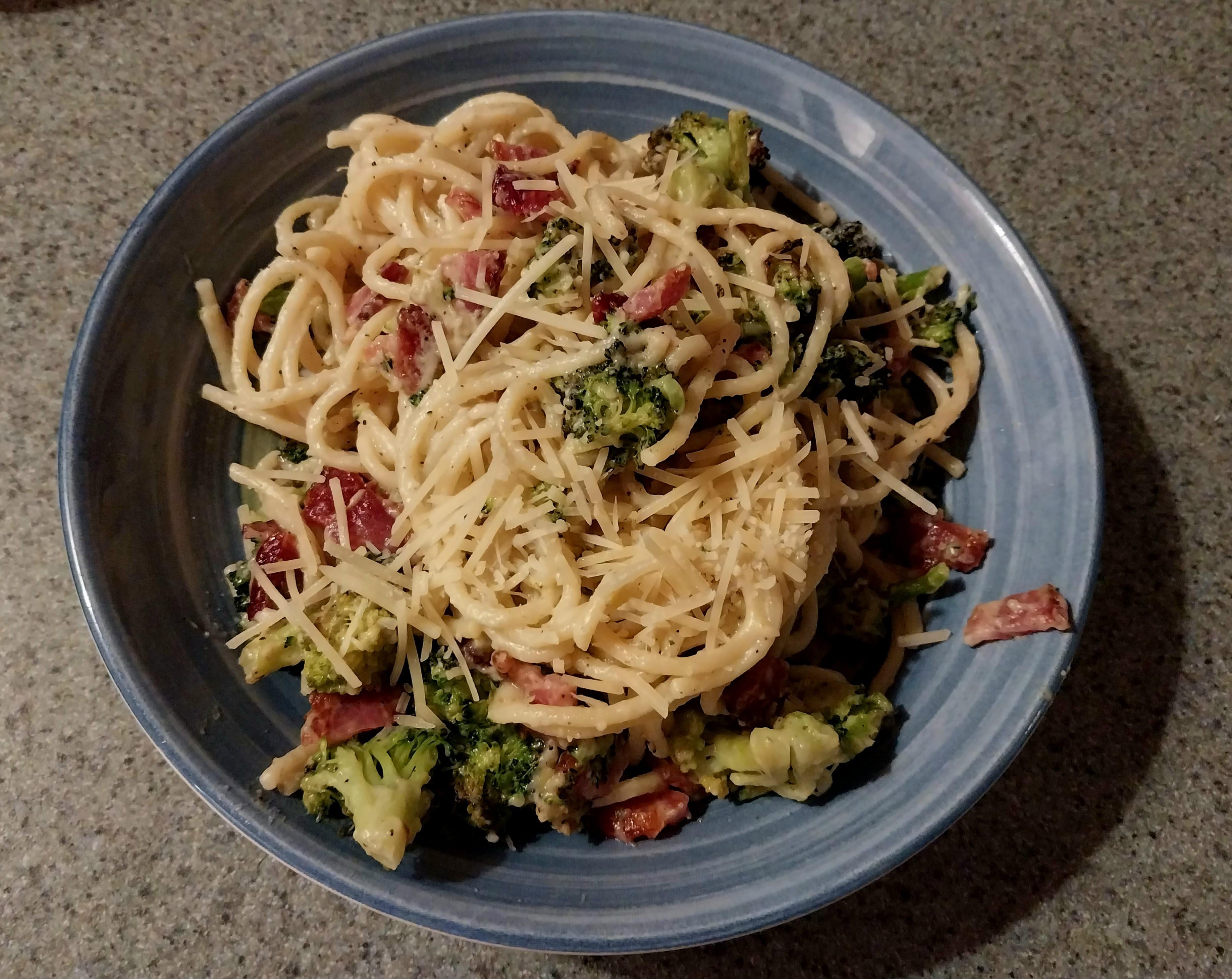 Bacon & cream supreme spaghetti - Dining and Cooking