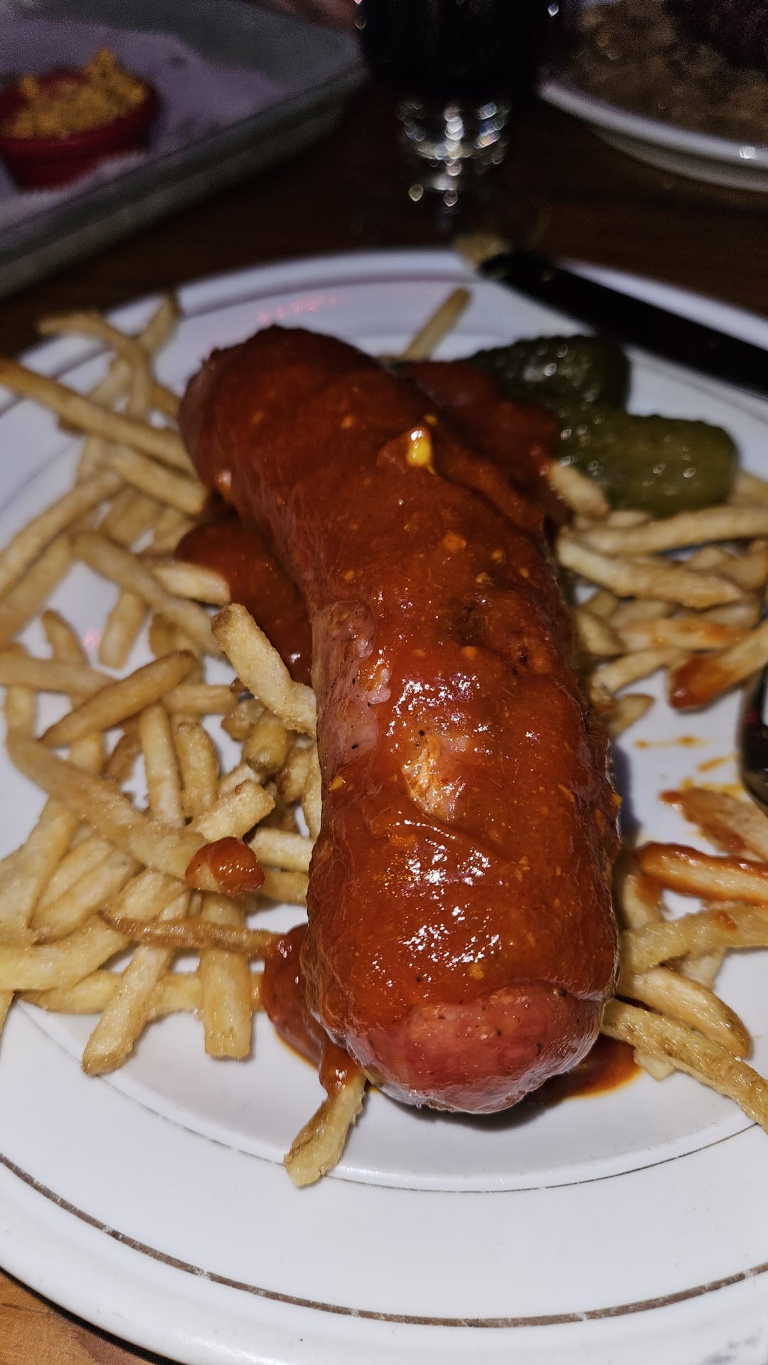 Currywurst, kielbasa, bratwurst burger and giant pretzel from Werkstatt ...