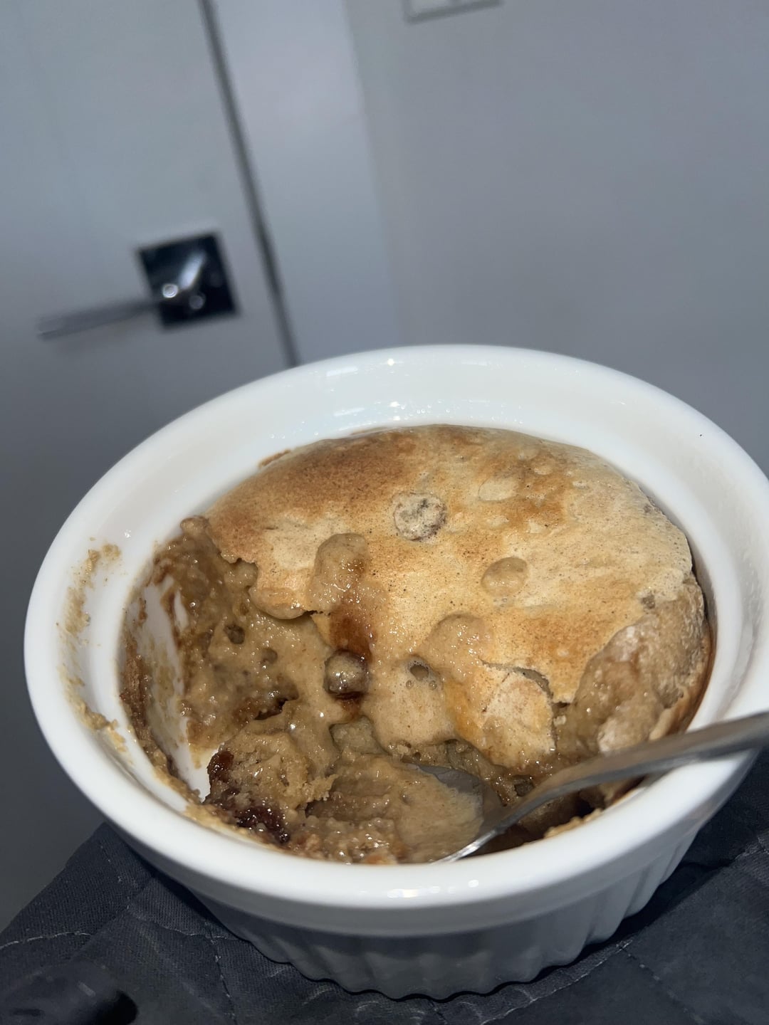 cookie dough baked oats but it’s actually sweet and extremely filling ...