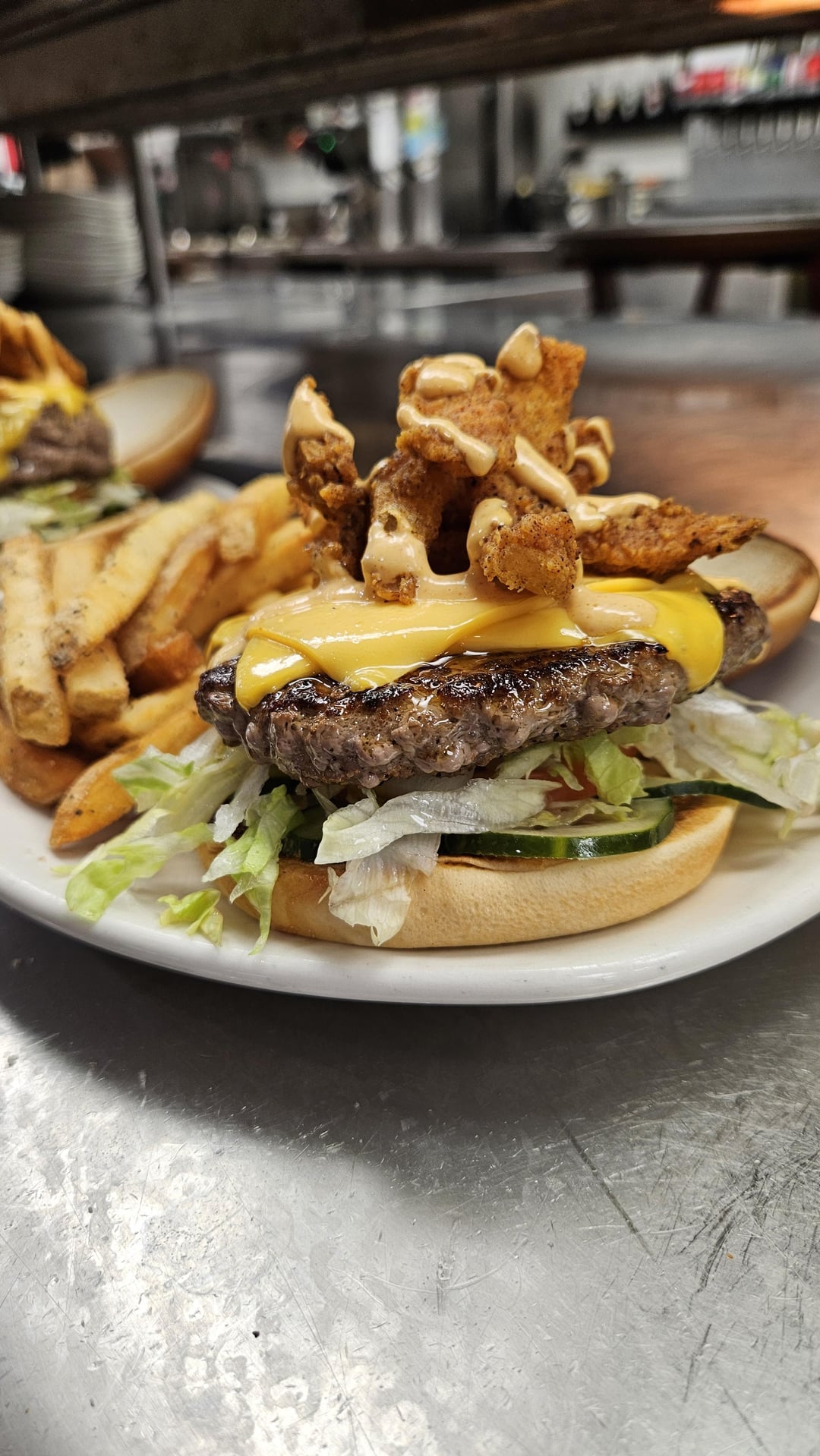 Medium Well and Medium Rare burger. From Outback Steakhouse. [OC ...