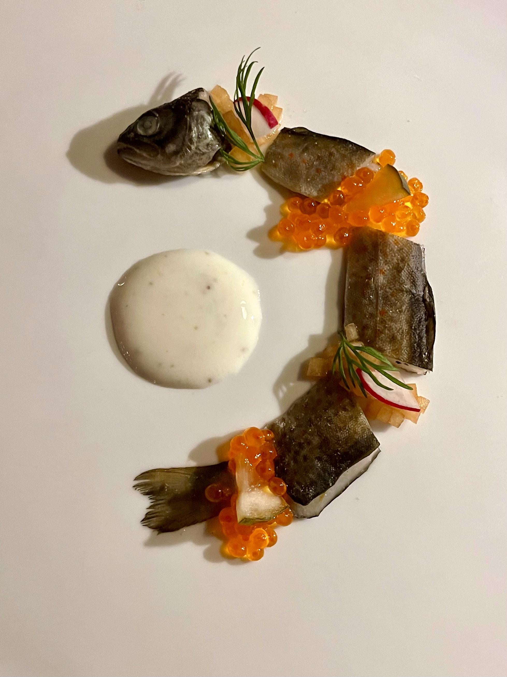 I ate cured trout and roe - Dining and Cooking