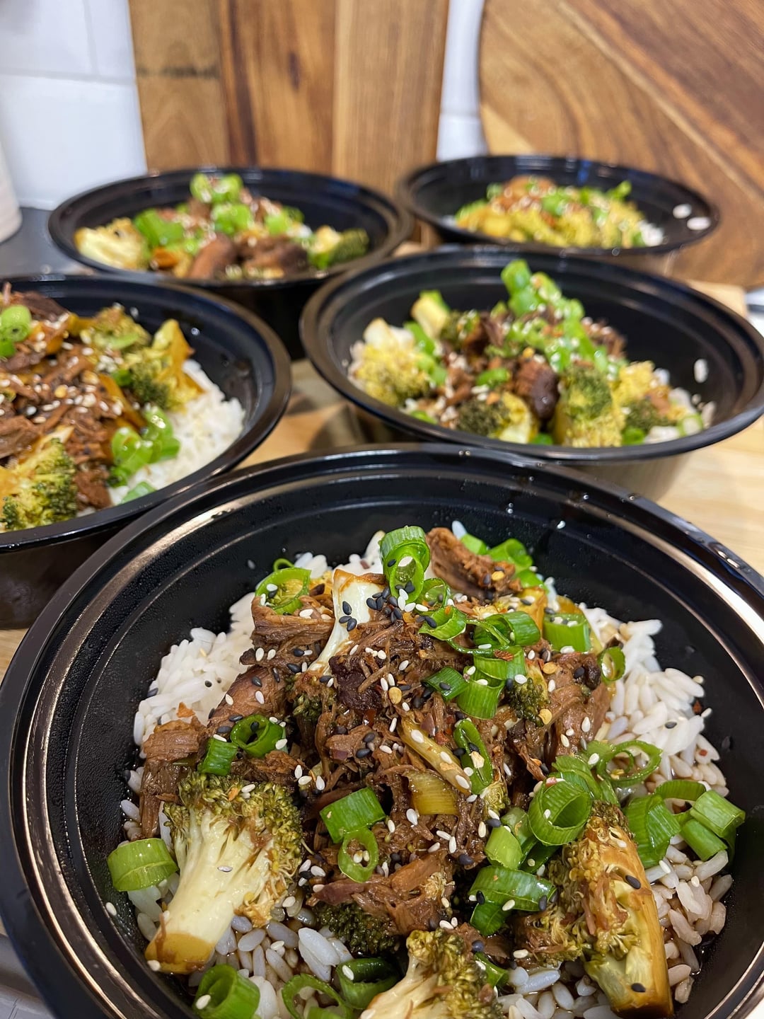 Mongolian beef and rice - Dining and Cooking