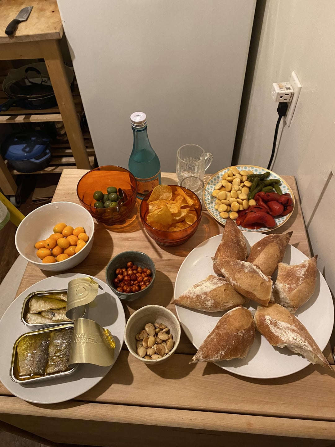 Feast in a studio apt kitchen - Dining and Cooking