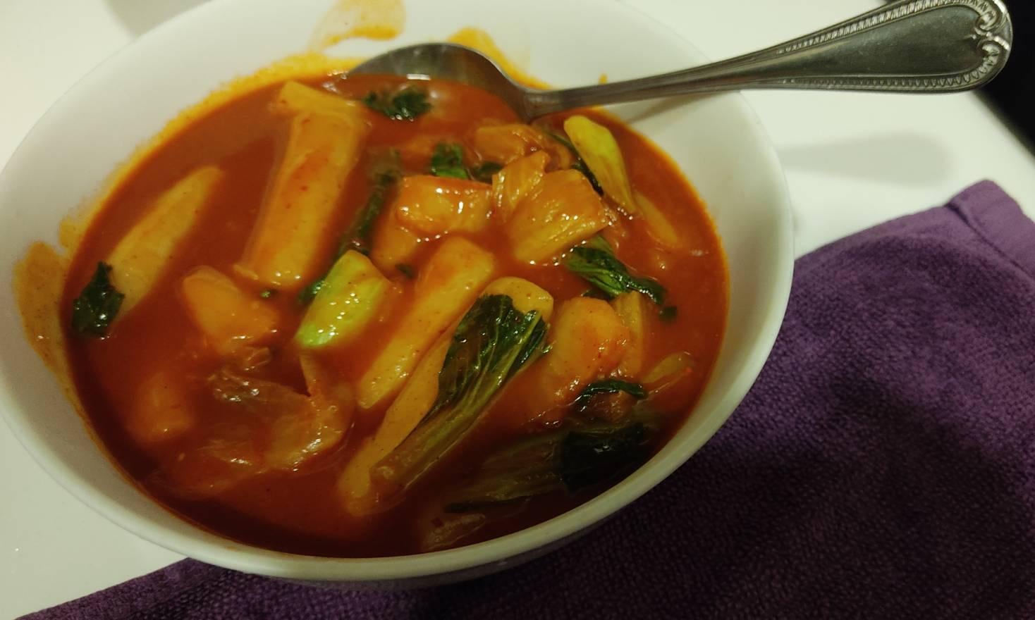Homemade tteokbokki with all-purpose flour and tapioca starch - Dining ...