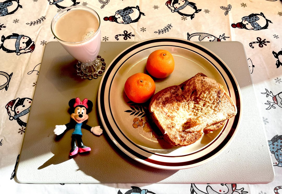 Minnie Mouse breakfast featuring two (modified) vintage recipes ...