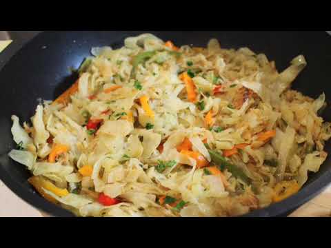 Cabbage Recipe || Jamaican Cabbage and Salt Fish || Salted Cod Fish ...