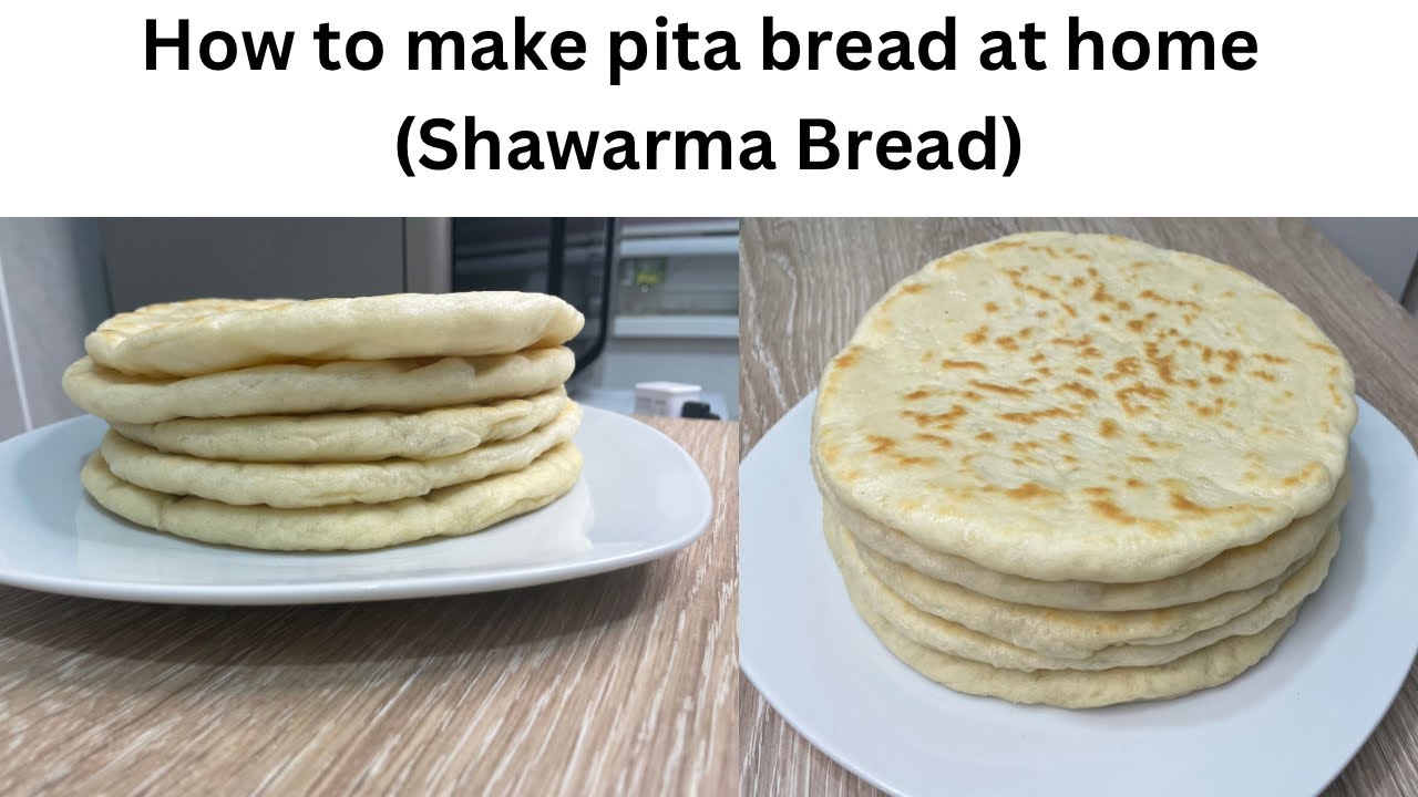 Shawarma Bread Recipe (Pita Bread ) - How to make Shawarma at Home ...
