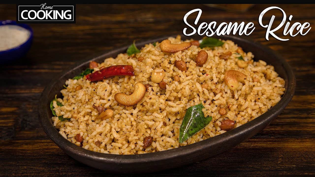 Sesame Rice Recipe | Ellu Podi Sadam | Iron Rich Recipe for Kids ...