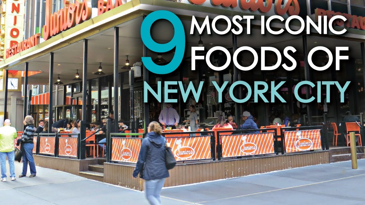 The 9 Most ICONIC FOODS of New York City - Dining and Cooking