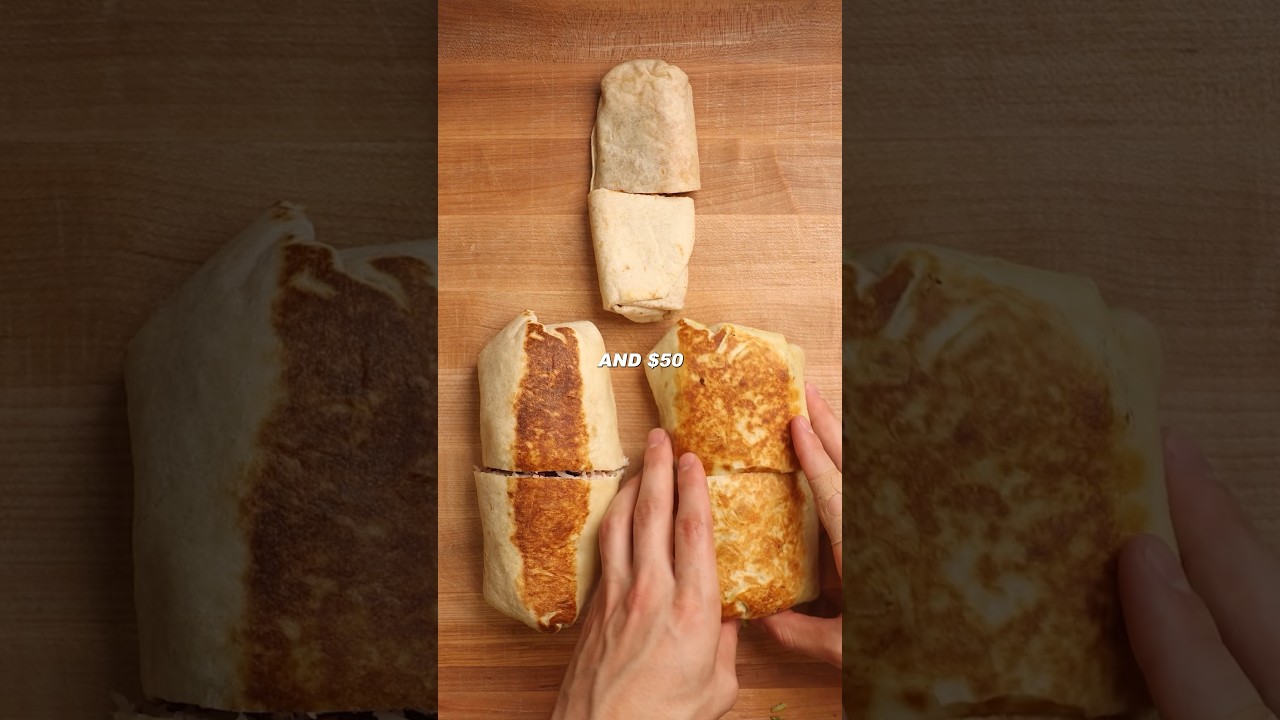 Cheap vs expensive burrito #cooking #food #foodasmr #recipe - Dining ...