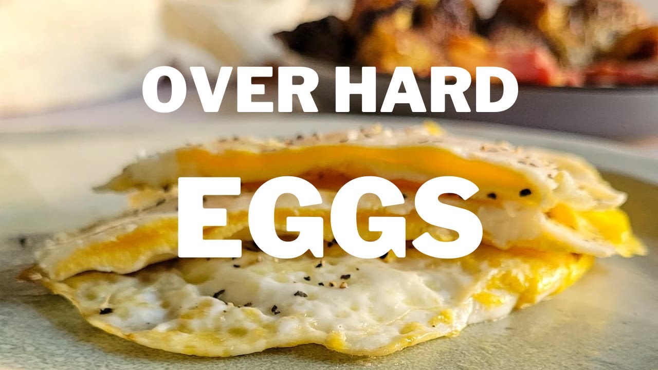 HOW TO MAKE OVER HARD EGGS | OVER HARD FRIED EGGS - Dining and Cooking