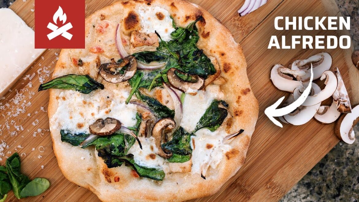 Pizza | Classic Chicken Alfredo - Dining and Cooking