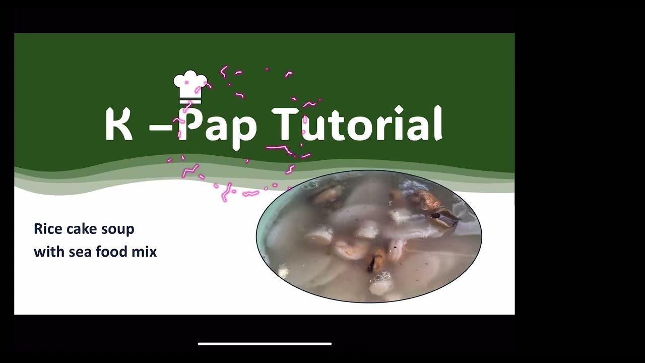 K-pap Tutorial-Sliced Korean Rice Cake with Seafood mix - Dining and ...