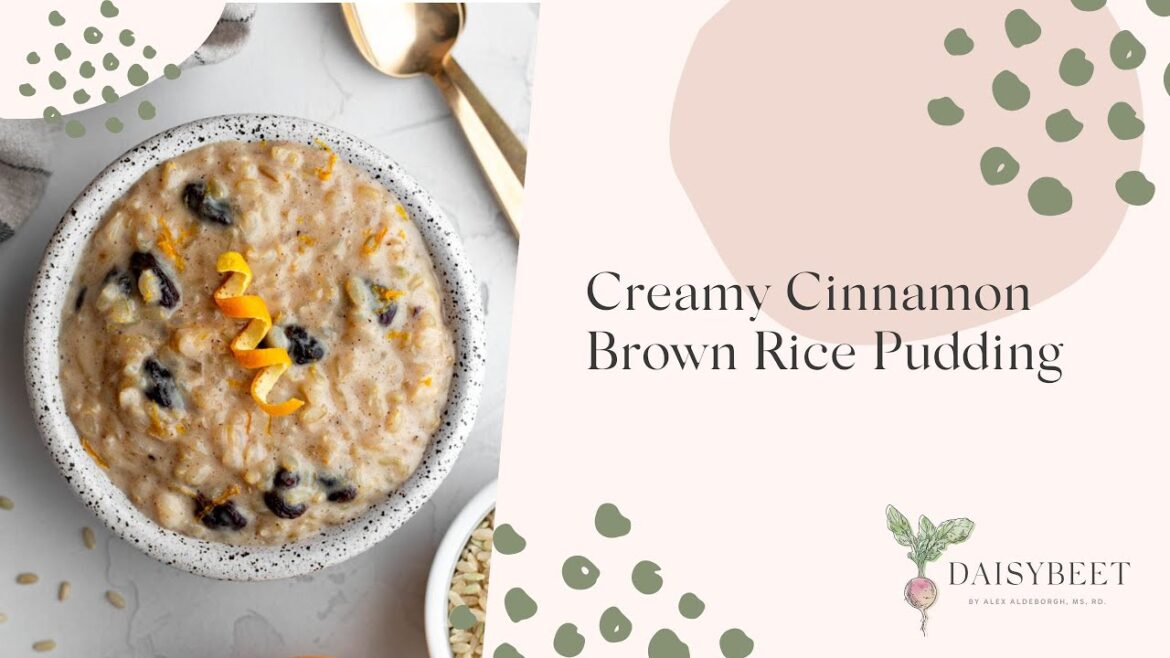 Brown Rice Pudding Recipe - Dining and Cooking