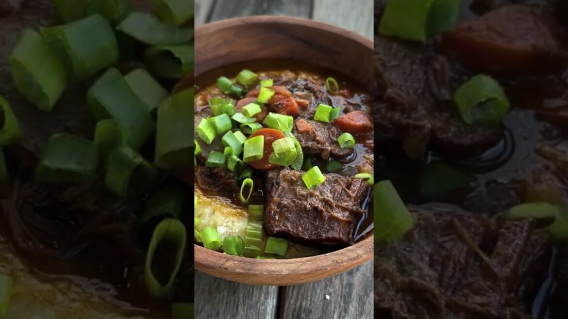 Braised Bison Osso Bucco - Dining and Cooking