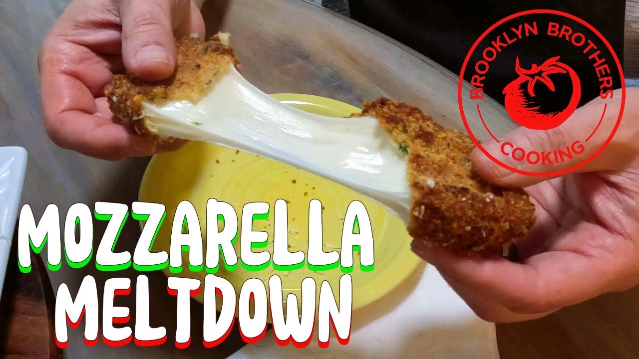 The ULTIMATE Homemade Fried Mozzarella Recipe! (Crispy & Gooey ...