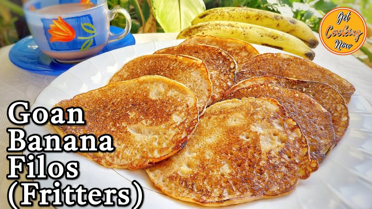 Goan Banana Filos Recipe | Goan Banana Pancakes | Banana Fritters ...