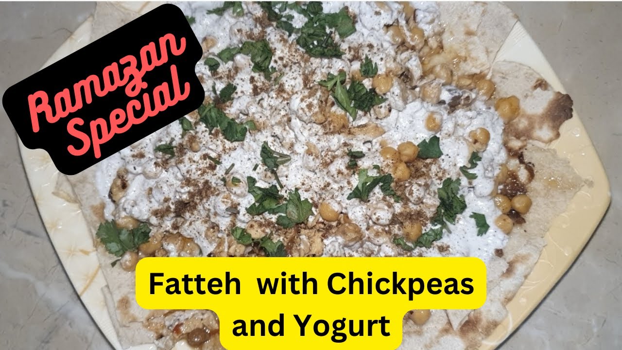 How to make Lebanese fatteh | فتة مع الحمص | Fatteh hummus recipe ...