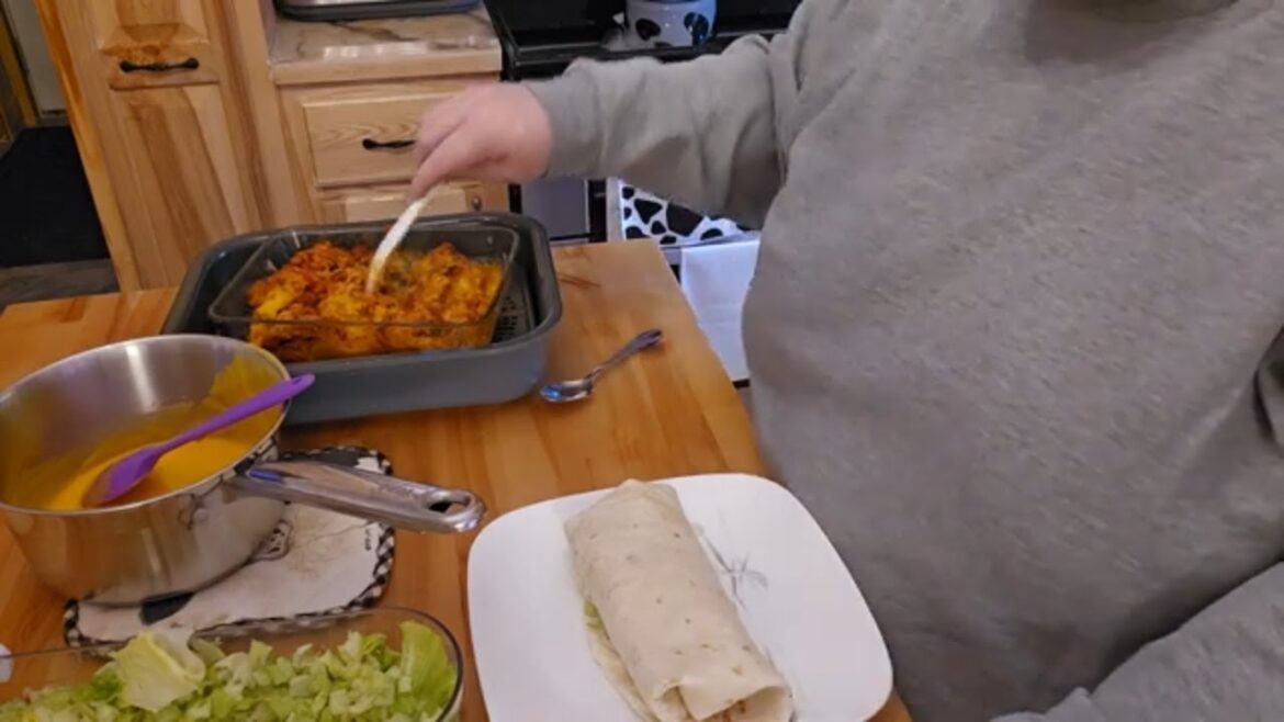 Leftover Magic: Chicken, Rice, and Cheese Edition made into burritos ...