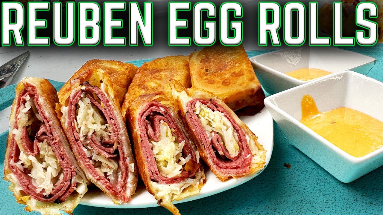 CELEBRATE ST PATRICK'S DAY WITH REUBEN EGG ROLLS ON THE GRIDDLE! EASY ...