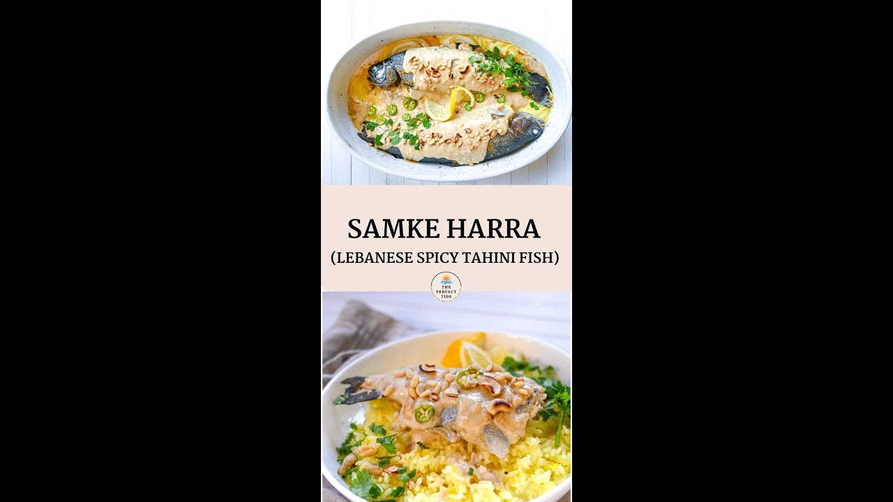 How To Make Samke Harra (Lebanese Spicy Tahini Fish) - Dining and Cooking