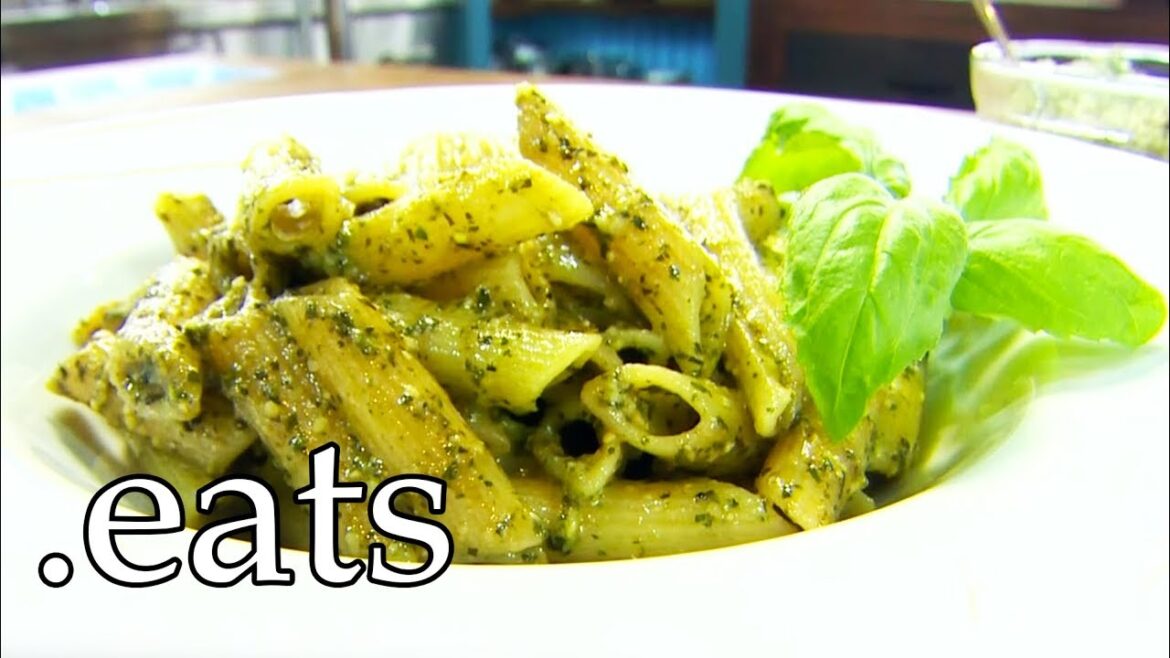Professional Chef's Best Penne with Basil Pesto Recipe! - Dining and ...