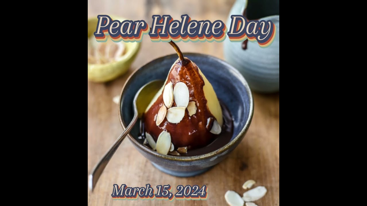 Fall In Love With The Unforgettable Taste Of Pear Helene | Satisfy your ...
