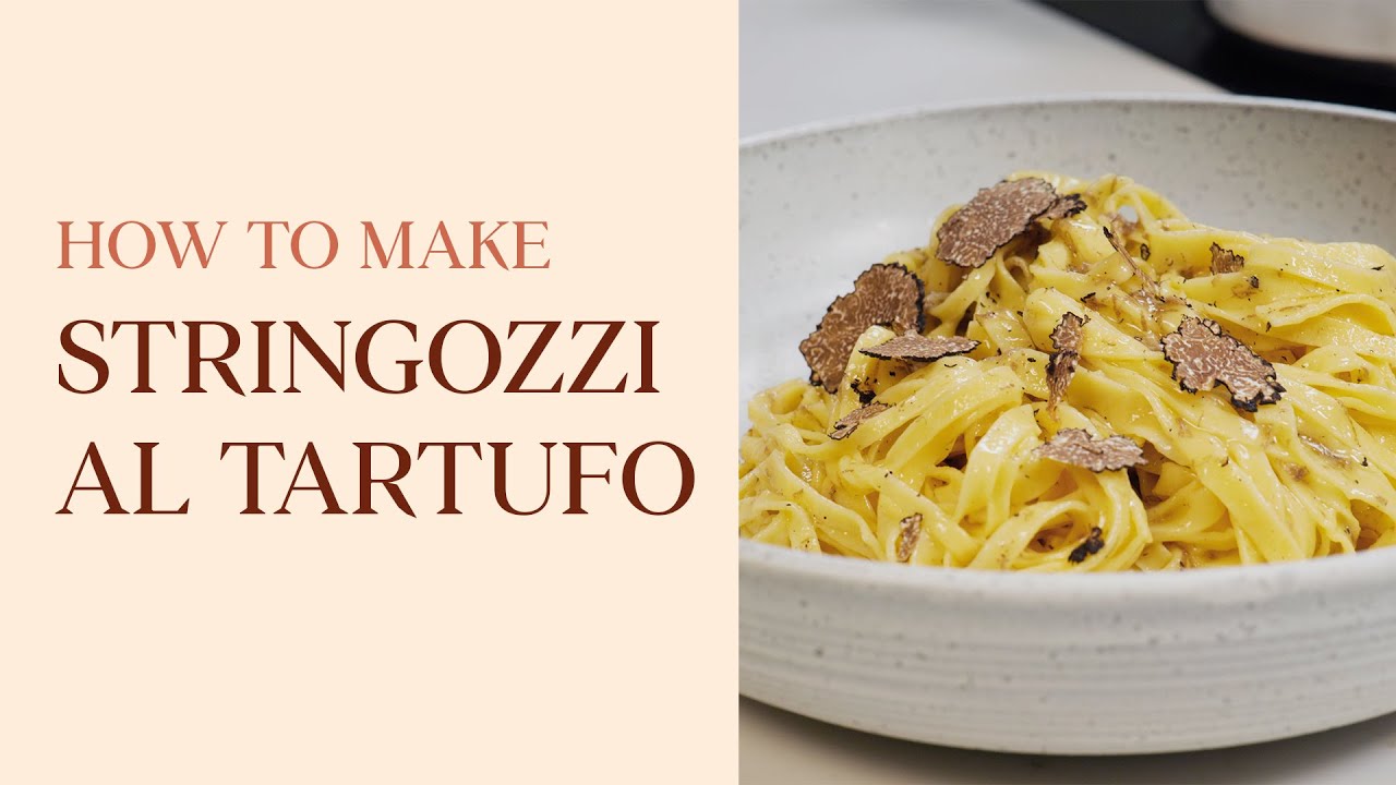 How to make stringozzi with a truffle butter sauce - Dining and Cooking