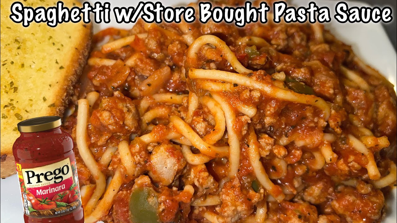 How to Make Spaghetti w/Store Bought Pasta Sauce - Dining and Cooking