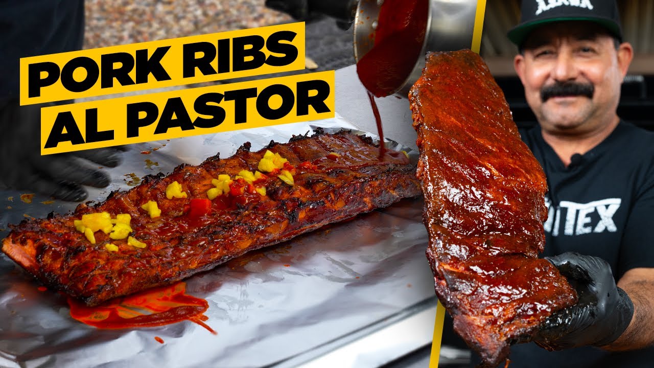 These PORK RIBS AL PASTOR were smoked like TEXAS BARBECUE (the result ...