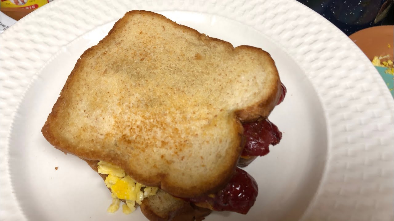 Down Home Smoked Sausage,Eggs, and Cheese Breakfast Sandwich ...