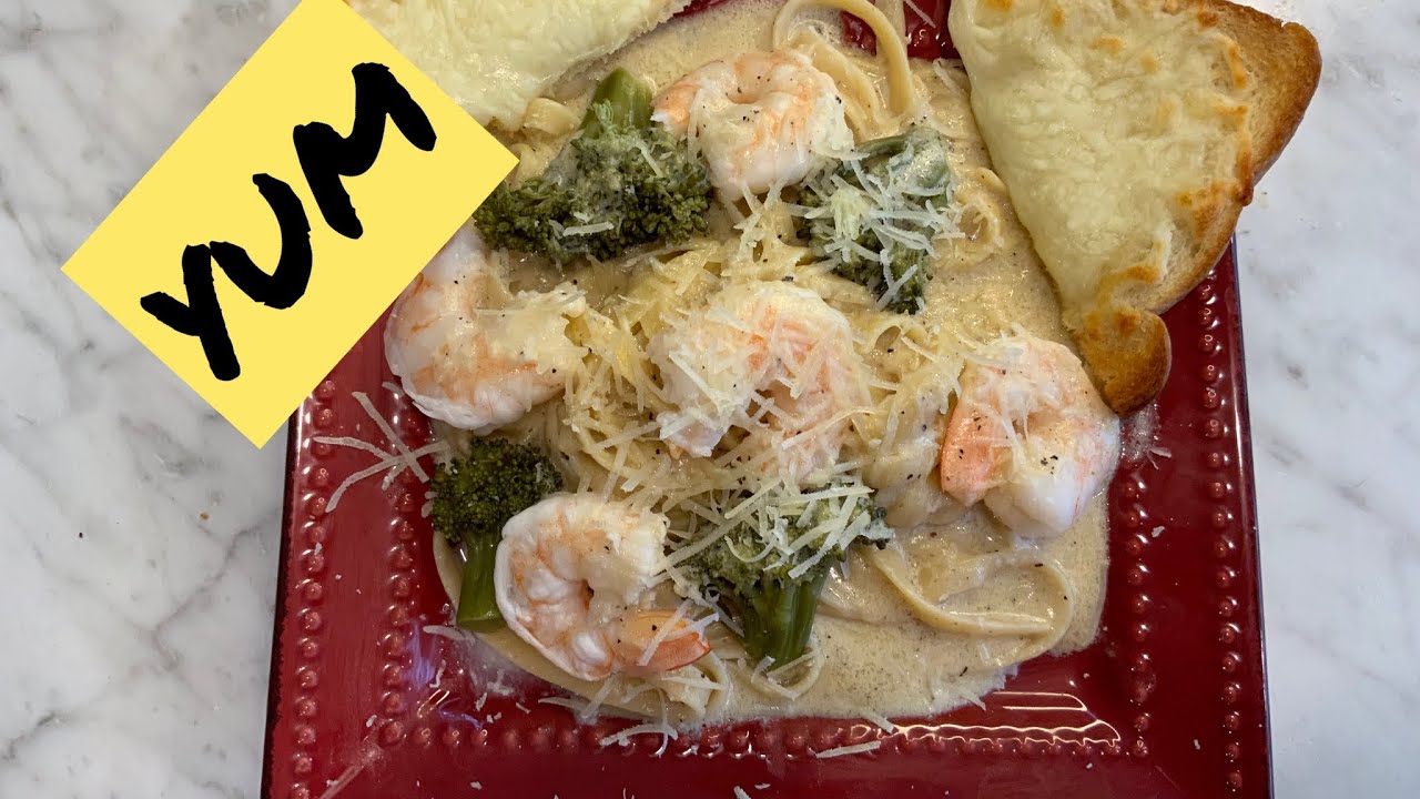 How to make Alfredo Sauce /shrimp and broccoli Alfredo - Dining and Cooking
