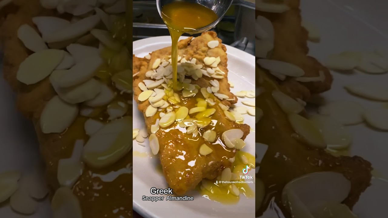 Greek Red Snapper Almandine - Dining and Cooking