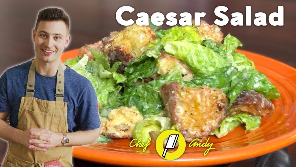How to: Caesar Salad Recipe // Chef Andy - Dining and Cooking