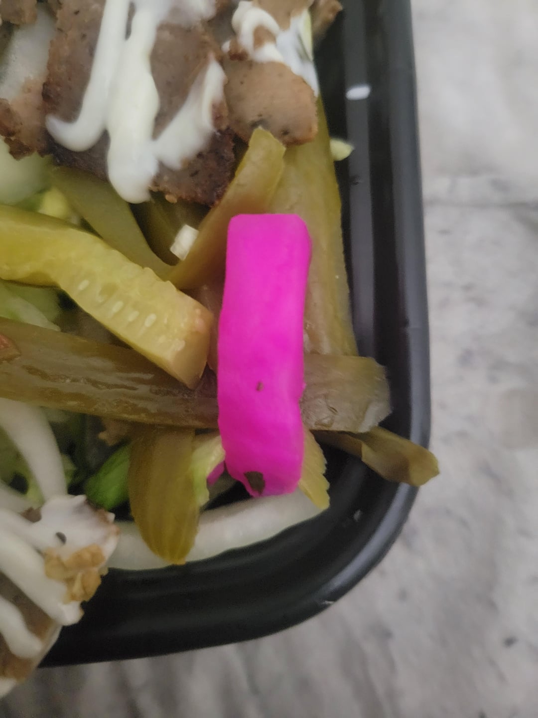 I got the wrong ubereats food, what exactly is this pink thing ...