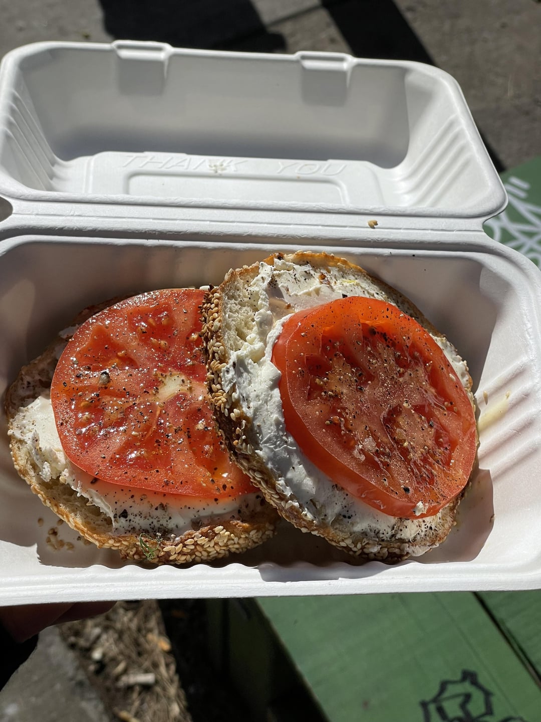 Open faced Montreal bagel - Dining and Cooking