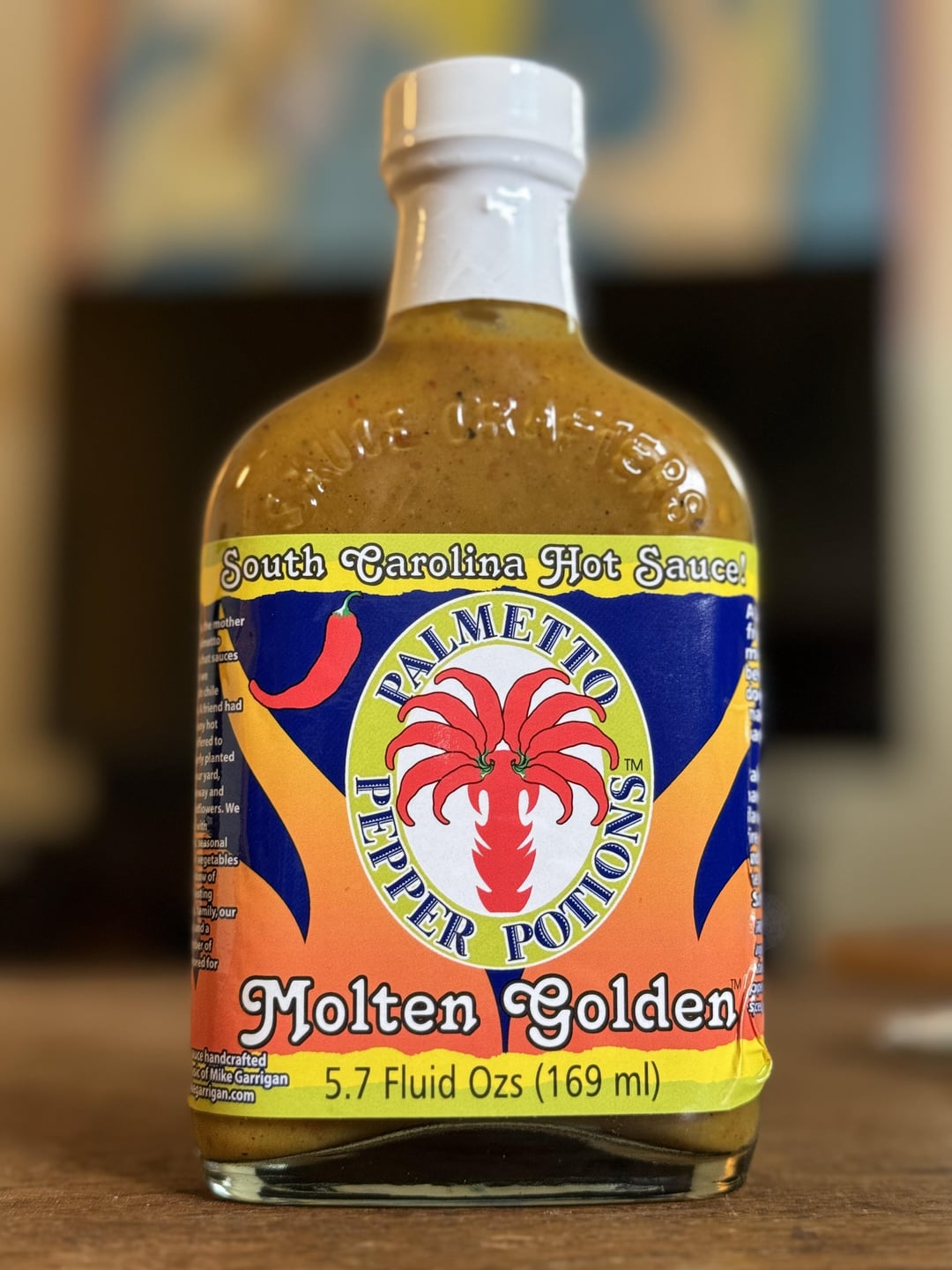 Molten Golden hot sauce by Palmetto Pepper Potions - Dining and Cooking